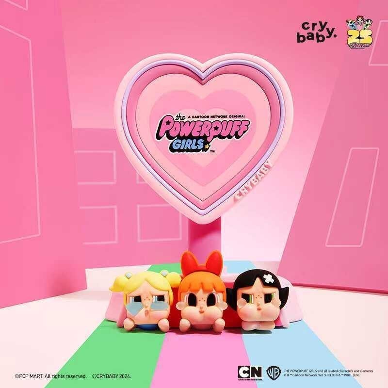 Popmart POPMART CRYBABY Powerpuff Girls series ที ่ วางโทรศัพท ์ มือถือ ...