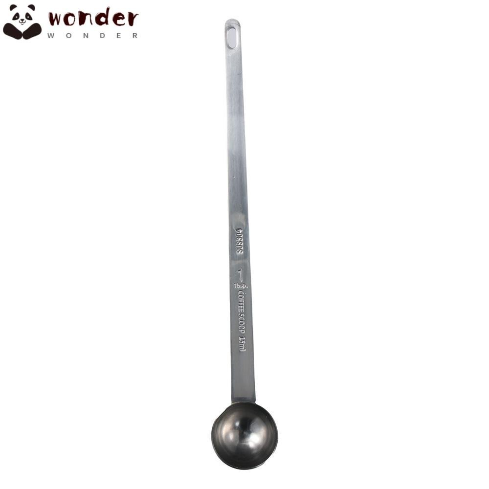 Wonder ที่ตักกาแฟ, สแตนเลสด้ามยาววัด Tablespoon, ร้อน5/10/15/20/25/30ML ...