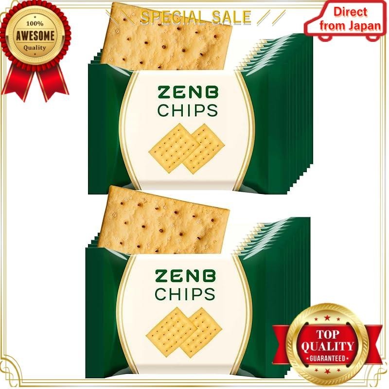 【Direct from JAPAN】【Healthy Snack】ZENB Chips 20 bags (120 pieces) Crackers Bean Chips [Low Sugar ...