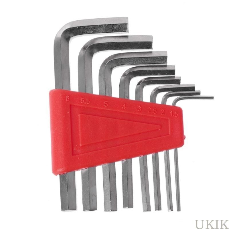 Ukik 8 ชิ ้ น Allen สําหรับ Key ประแจหกเหลี ่ ยมชุดเครื ่ องมือประแจเหล ...