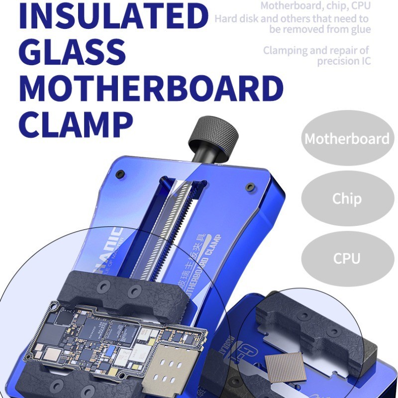 Mechanic G-Fix Jig พร้อมกระจกนิรภัยทนความร้อนบอร์ด PCB เมนบอร์ดชิป CPU ...
