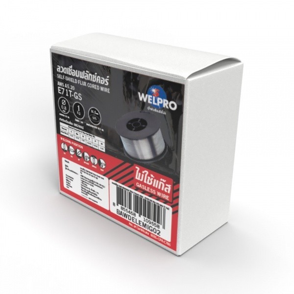 ShopKB WELPRO ลวดเชื่อม MIG ฟลักซ์คอร์ ไม่ใช้แก๊ส Type E71T-GS Dia 0.8 ...