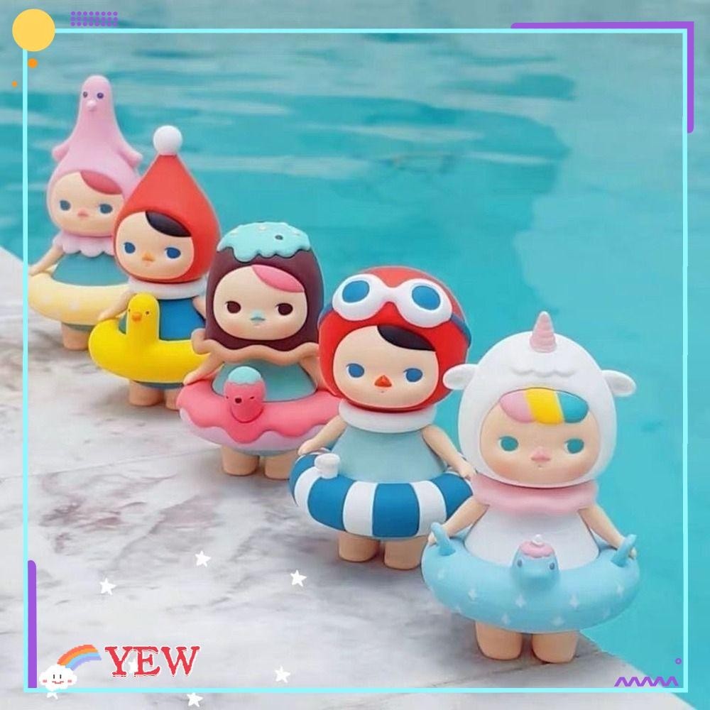 Yew กล่อง, น่ารัก Pucky Pool Babies Series อะนิเมะการ์ตูนรูป, ของเล่น ...