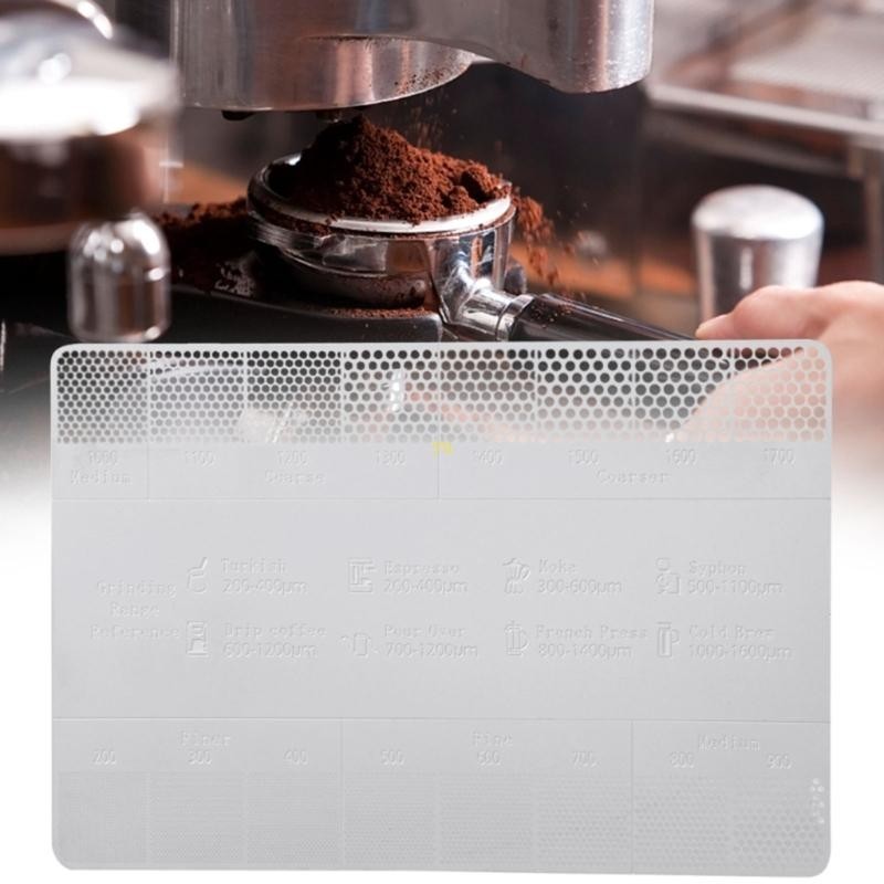 Yu Coffee Comparison Card ภาษาอังกฤษกาแฟบดการ์ดเครื่องมือกาแฟกาแฟบด ...