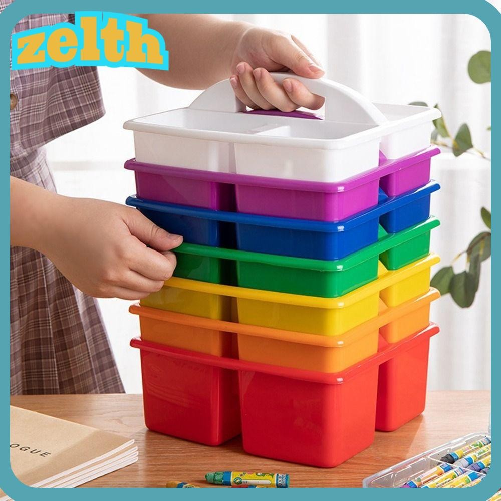 Zelth Caddies Box Compartments ตะกร้าเครื่องเขียน Portable Desk ...