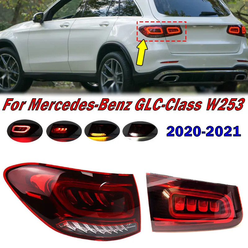 ชุดไฟท้ายรถยนต์ mymotor สำหรับ Mercedes-Benz GLC Class W253 GLC200L GLC260L GLC300L 2020-2021 ไฟ ...