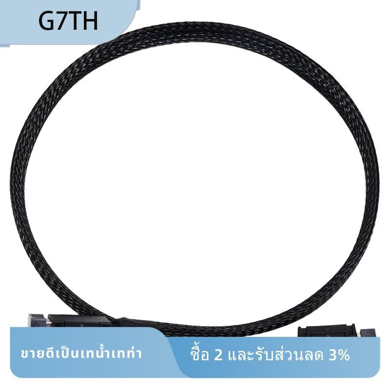 Pcie 4.0 X4 GEN4 SAS4 OCuLink สาย SFF-8611 สายถัก Soft Extender GPU SSD ...