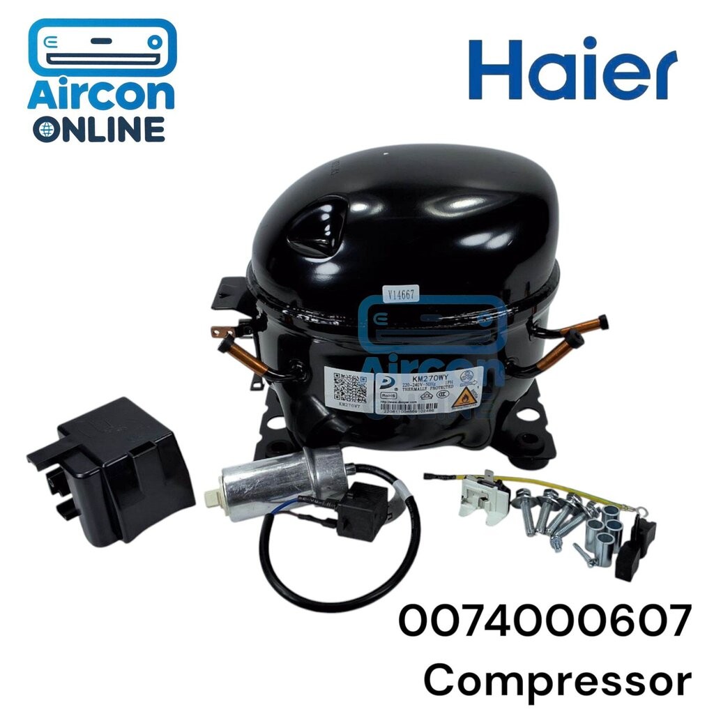 คอมเพรสเซอร์ สำรหับตู้แช่ Haier รุ่น HCF568H-2 รหัส 0074000607 ...
