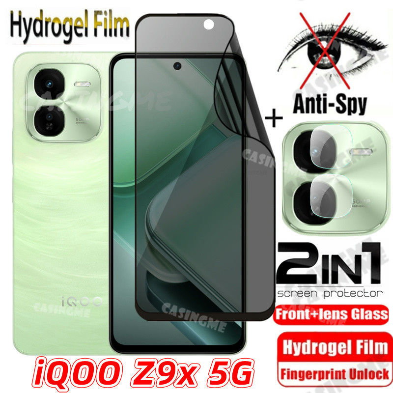 Iqoo Z9x 5G 2024 ฟิล์มไฮโดรเจลนิ่ม ป้องกันหน้าจอ ป้องกันการแอบมอง เพื่อ ...