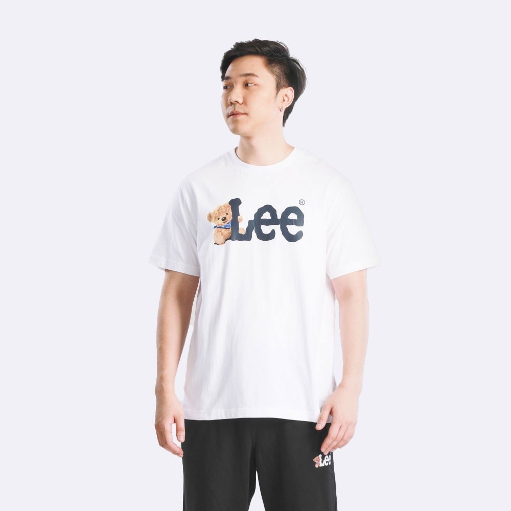 LEE เสื้อยืดแขนสั้นผู้ชาย คอลเลคชั่น Lee Bear ทรง Comfort รุ่น LE ...