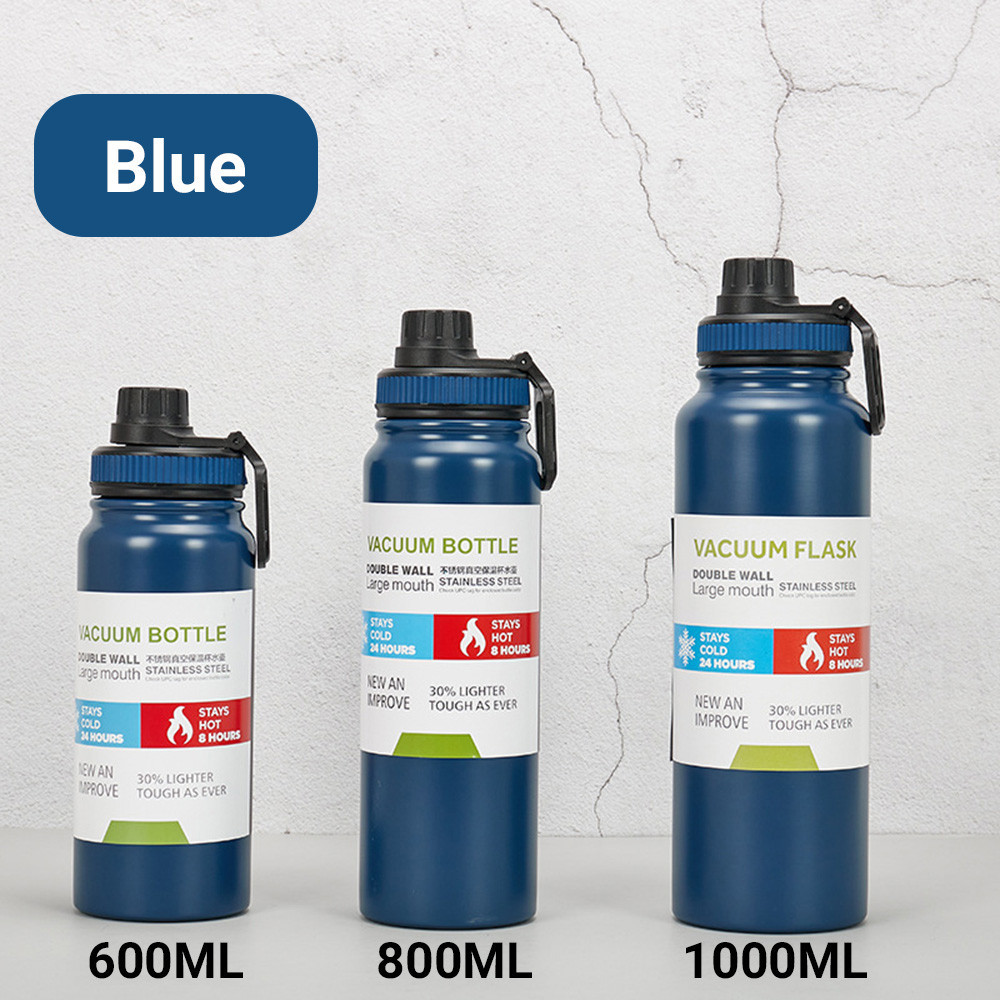 แก้วเก็บความเย็น กระบอกน้ำเก็บความเย็น 600ml,800ml,1000ml สแตนเลส 316 กระบอกน้ำ ได้ยาวนาน กระติก ...