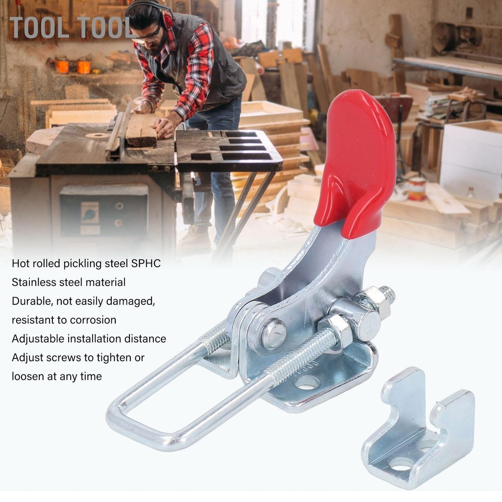 Tool Toggle Latch Clamp ปรับ Heavy Duty ประตูดึงความตึงเครียด Clasp ...