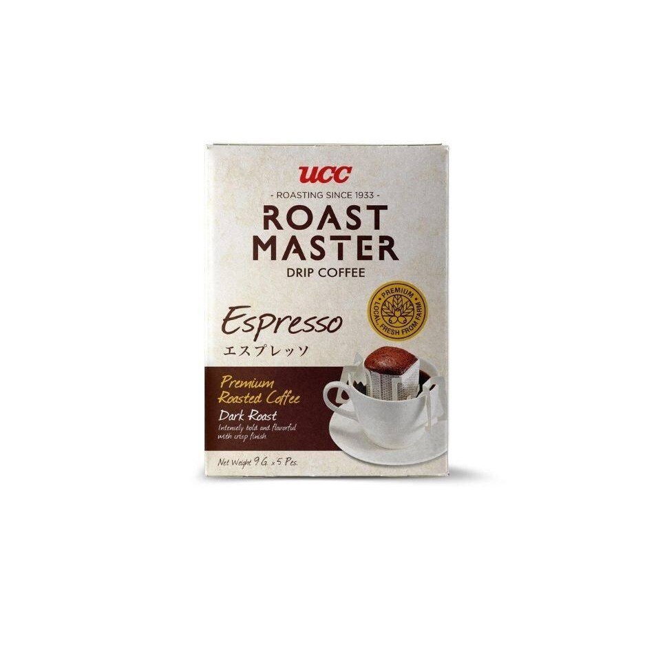 กาแฟยูซีซีญี่ปุ่นแบบซองสีน้ำตาล UCC Roast Master Espresso Drip Coffee | Shopee Thailand