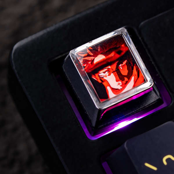 keycap คีย์แคป คีย์แคป, คีย์บอร์ดเครื่องกลเดี่ยว, โลหะบุคลิกภาพ, คาถา ...