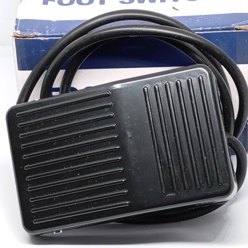new มือ1 Foot Switch TFS-1 10A 250VAC สวิทช์เท้าเหยียบ สาย ยาวประมาณ 36 ...
