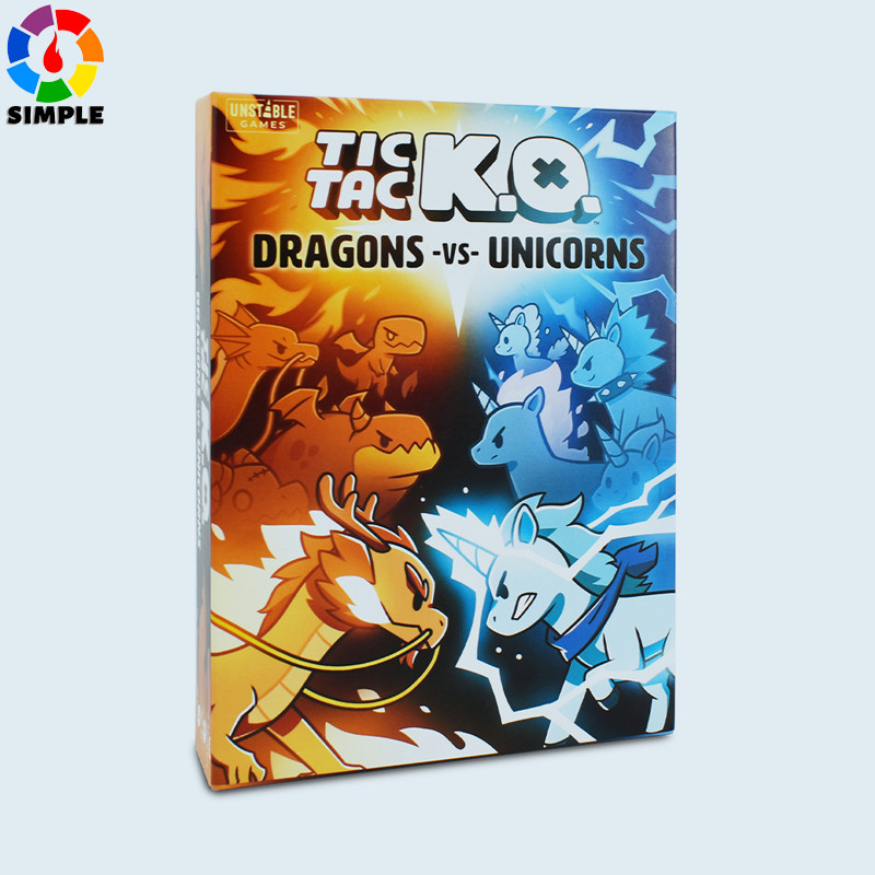 Tic Tac KO: Dragons vs Unicorns Card Games | Shopee Thailand