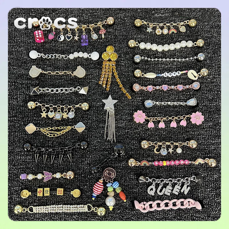jibbitz crocs Metal chain crocs jibbitz jibbitz crocs เกาหลี jibbitz ...