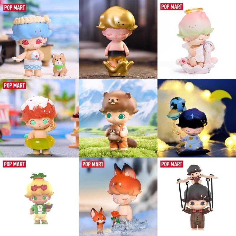 P POPMART POPMART DIMOO รูป Uncrowned King Glacier White Peach ...