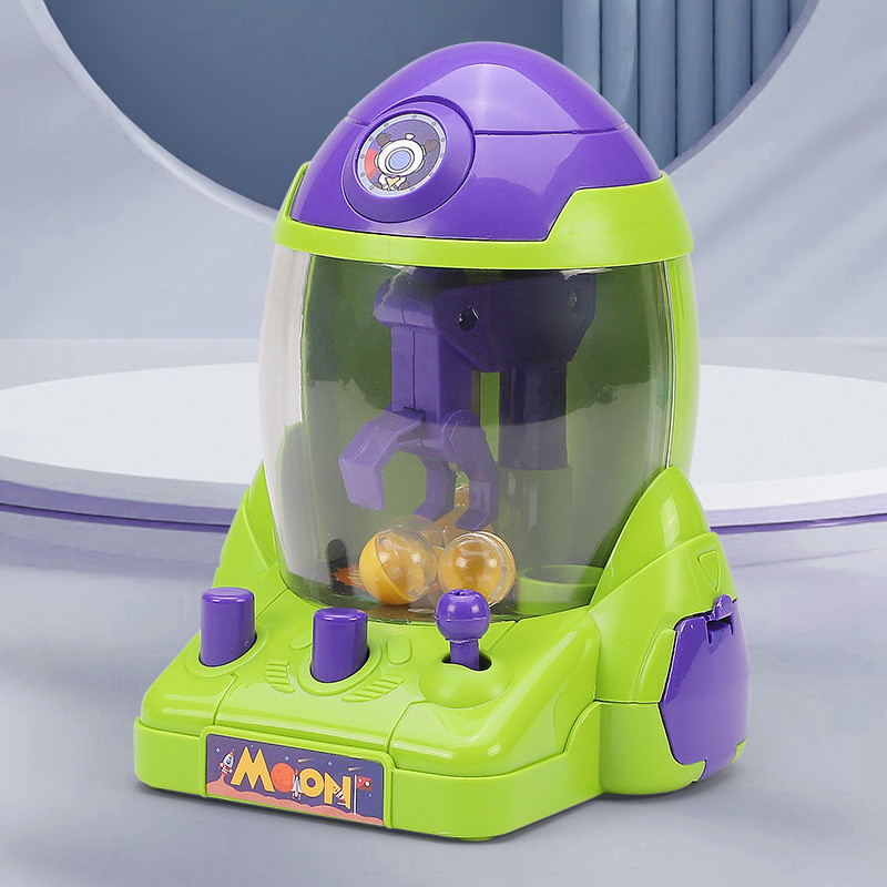Influencer Mini Space Rocket Claw Machine Ball Clamping Machine Capsule ...