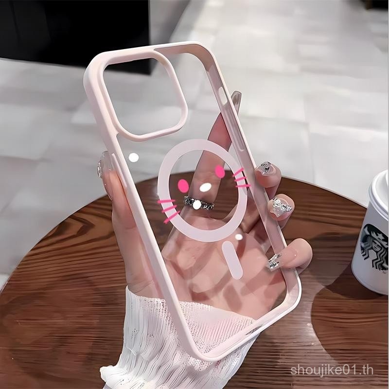 เคสมือถือแมวดีไซน์เรียบง่ายเข้ากันได้กับ iPhone x XR XS MAX 11 12 13 14 15 16PLUS 11pro 13pro เค ...