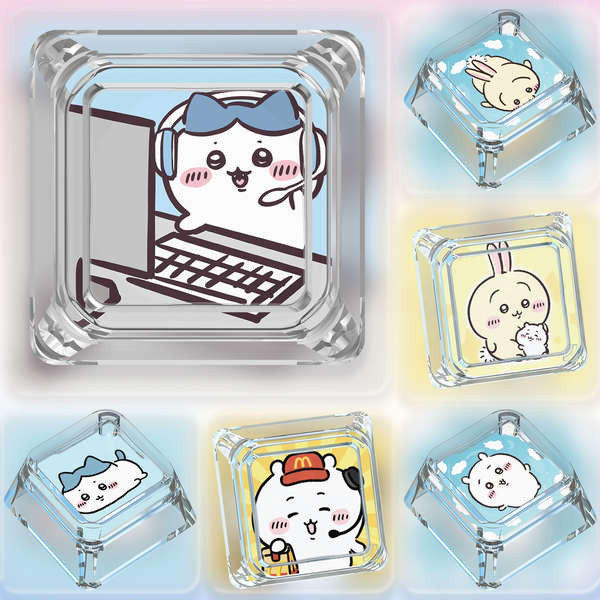work egg keycaps sa keycap keycap ใส โปร่งใสโปร่งใสเฉพาะปุ่มกด chikawa ...