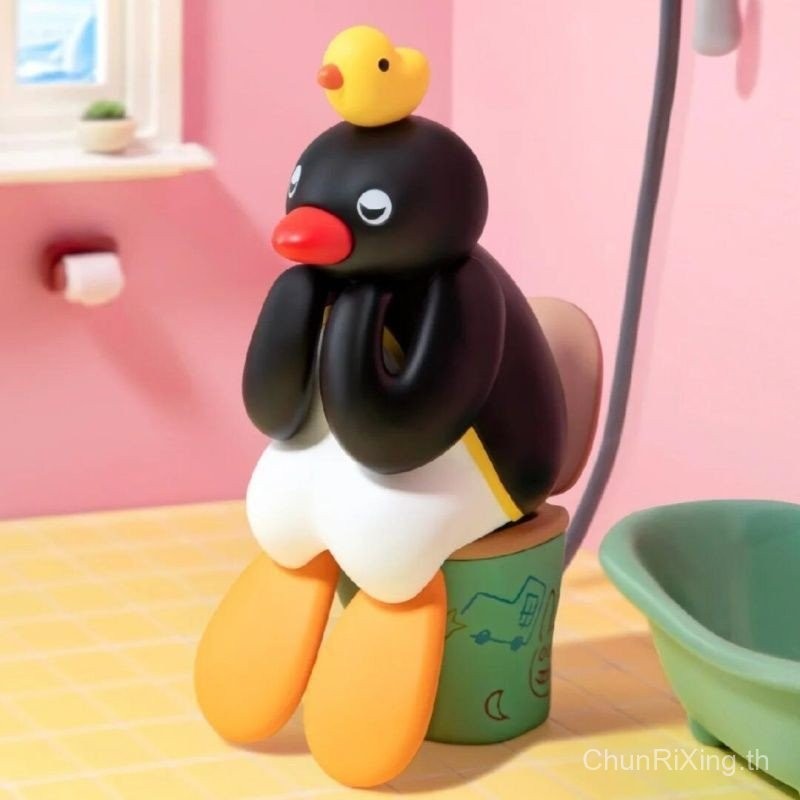 Pingu and My Day Series Blind Box รูปตุ๊กตาเพนกวินตกแต่งเดสก์ท็อป ...