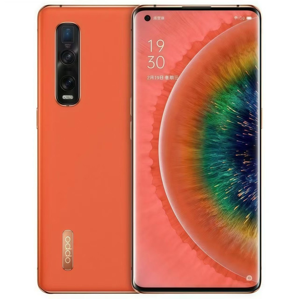 จัดส่งในวันเดียวกัน โทรศัพท์มือสอง Netcom OPPO Find X2 รุ่นสูง Snapdragon 865 5G สำรอง Android 1 ...