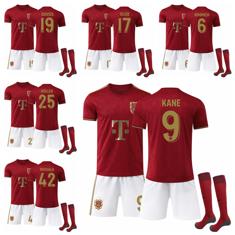 2024-25 ซีซั่น FC บาเยิร์นมิวนิค 125th Anniversary Sports Jersey Kimmich Kane Davis Olise Muller ...