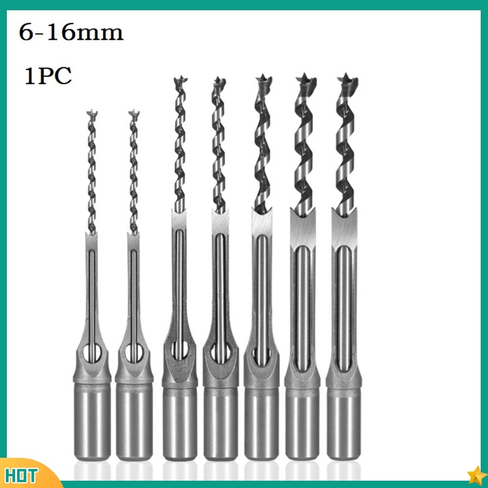 grace 1 ชิ้น Square Auger เจาะชุด Bit Mortising งานไม้ Mortise Chisel ...