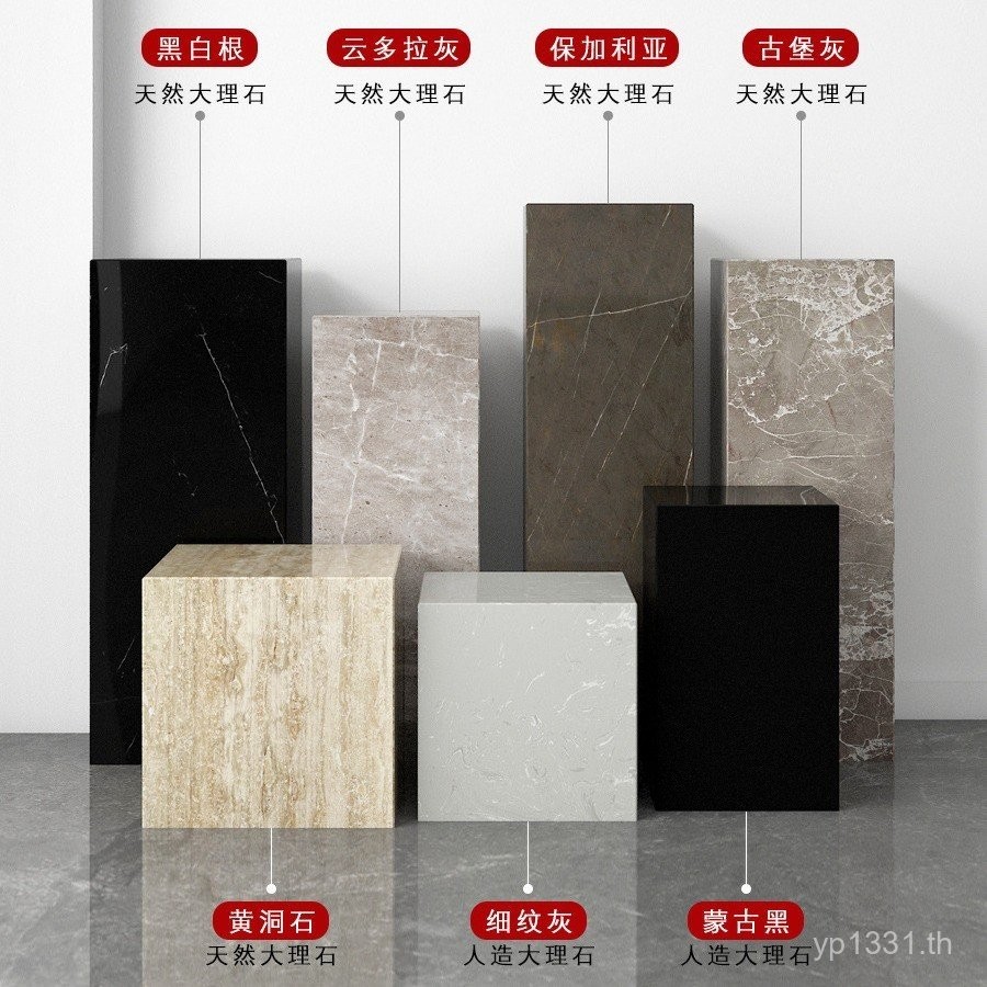 ฐานหินหินอ่อนสำหรับสำนักงานขายในห้างสรรพสินค้า สีดำและขาว ฐานหินสำหรับ ...