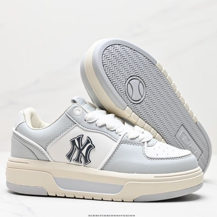รองเท้าวิ่งคู่รักสไตล์อเมริกันยอดนิยม OLIVE Ball yankees แบบต่ำและสูง ...