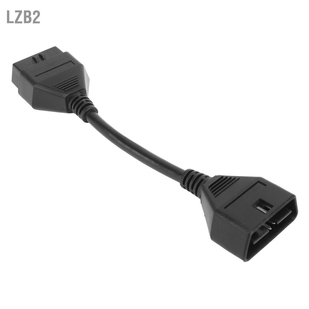 LZB2 18 ซม. 16pin การวินิจฉัยสายไฟชายหญิง OBDII เครื่องสแกนเนอร์อะแดปเตอร์เชื่อมต่อสายเคเบิล ...