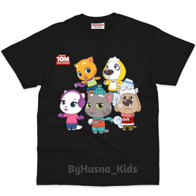 kid tshirt 100-150cm เสื้อยืด พิมพ์ลาย TALKING TOM HEROES TALKING TOM ...