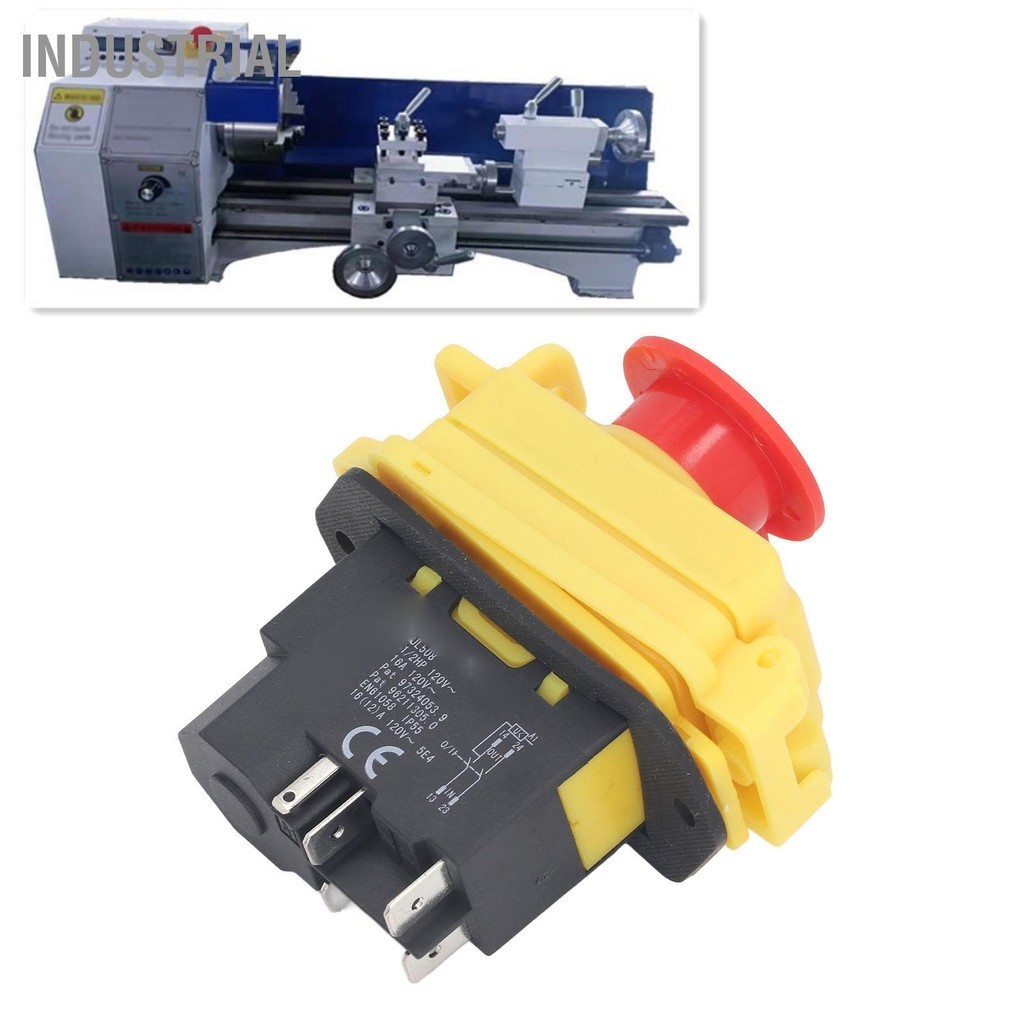 Industrial แม่เหล็กไฟฟ้าสวิทช์ IP55 กันน้ำ 4P Push ปุ่มสวิทช์สำหรับ ...