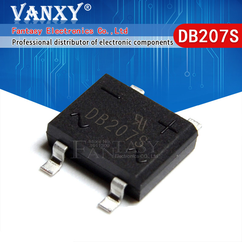 10PCS DB207S SOP4 DB207 SOP SMD ส่วนประกอบอิเล็กทรอนิกส์ IC ใหม่และ ...