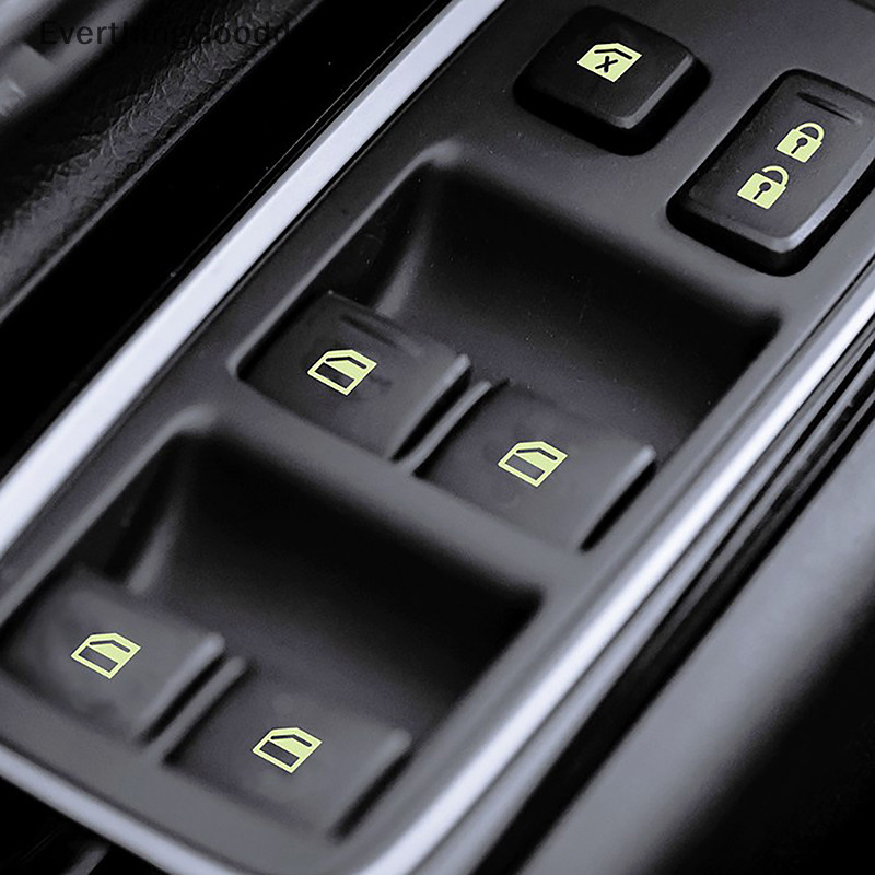 Ever รถหน้าต่าง Lifter Luminous สวิทช์ปุ่มสติกเกอร์ประตูหน้าต่าง Night ...