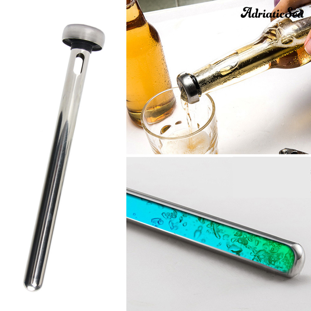 [COD] สแตนเลสเบียร์ Chiller Stick เครื่องดื่ม Cooling Rod Cooler Frozen ...