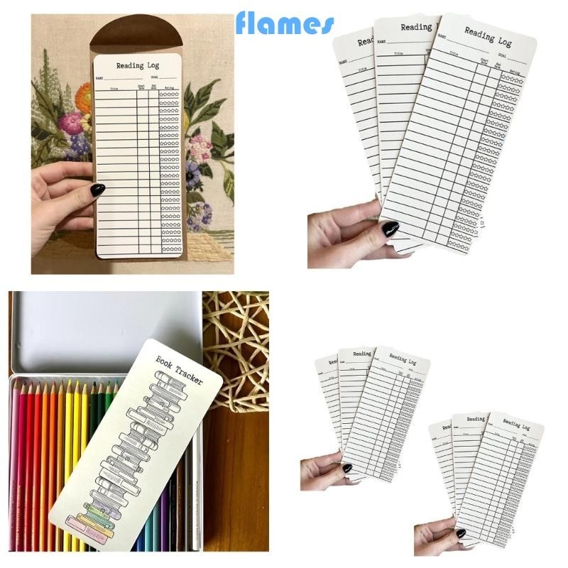 Fl 3 6 ชิ้นการติดตามการอ่านที่คั่น Libraries อ่านหน้าการ์ดหนังสือ Tracker Notecards อ่านบันทึก ...