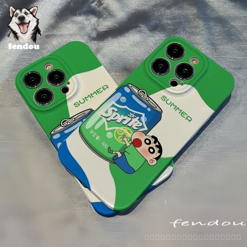 ฤดูร้อน Sprite Crayon Shin-Chanเคสโทรศัพท์เหมาะสําหรับiPhone7 8plus 11 ...
