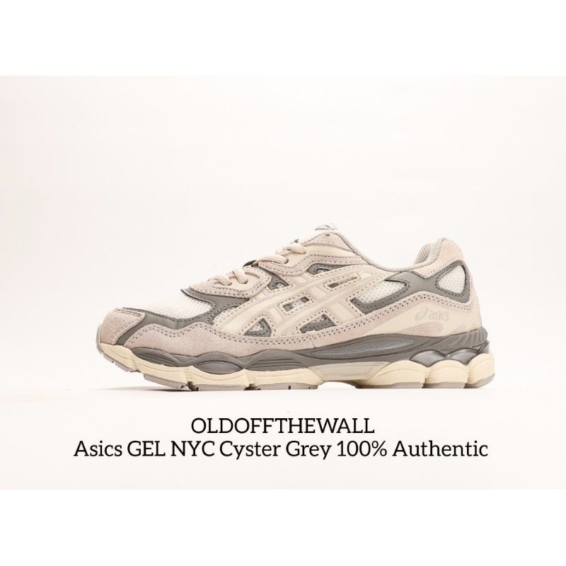 รองเท ้ า A 'ics GEL NYC Cyster สีเทา | Shopee Thailand