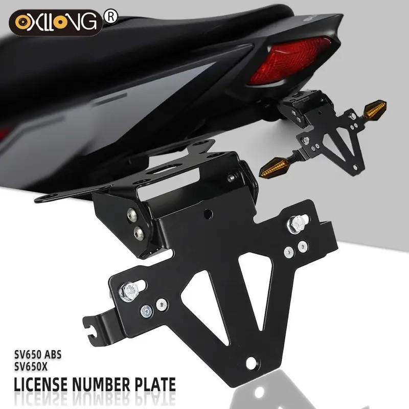 สําหรับ SUZUKI SV650 ABS 2015 2016 2017 2018 2019 2020 2021 รถจักรยานยนต ์ ใบอนุญาตหมายเลขแผ ่ ...