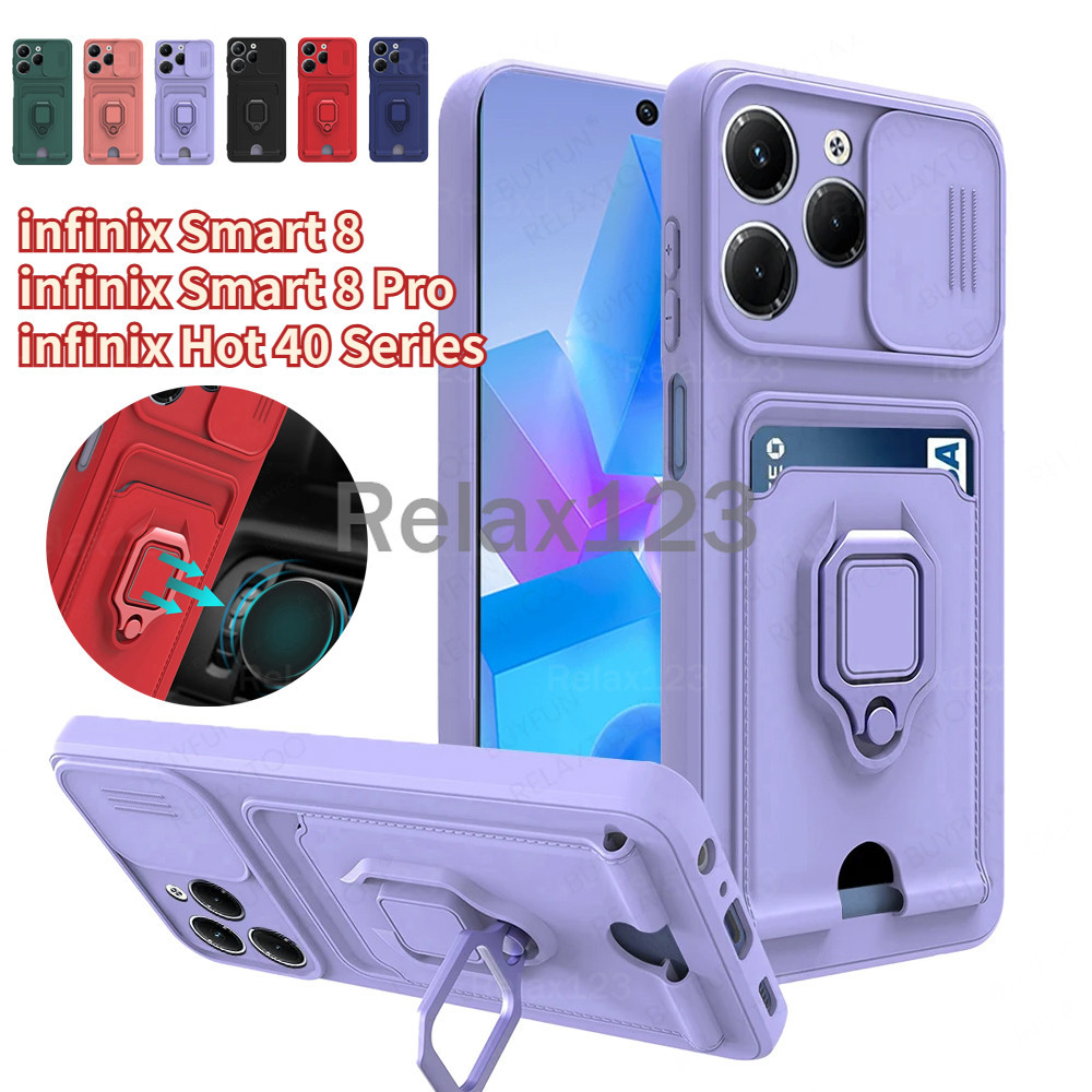 สําหรับ infinix Smart8 infinix 8Pro infinix Hot40i 4G 5G Hot 40 Hot40Pro สมาร์ท 8 ปลอก 2024 TPU ...