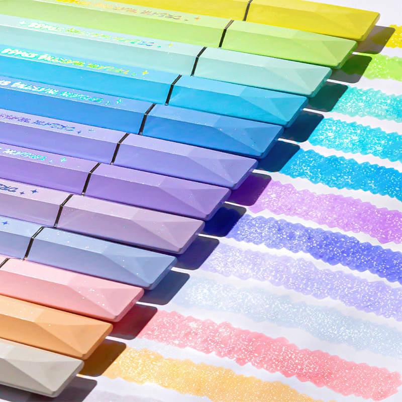 4 ชิ้น Boxed Dream Making Space Series Bling สี Highlighters School ...