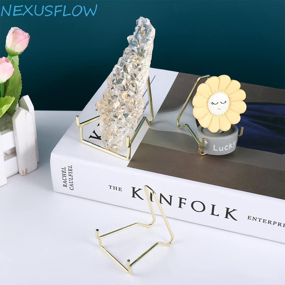 Nexusflow ขาตั้งจอแสดงผล DIY ตกแต่งสํานักงานสร้างสรรค์คริสตัลแร่ Agate ชั้นวางหกเหลี่ยม | Shopee ...