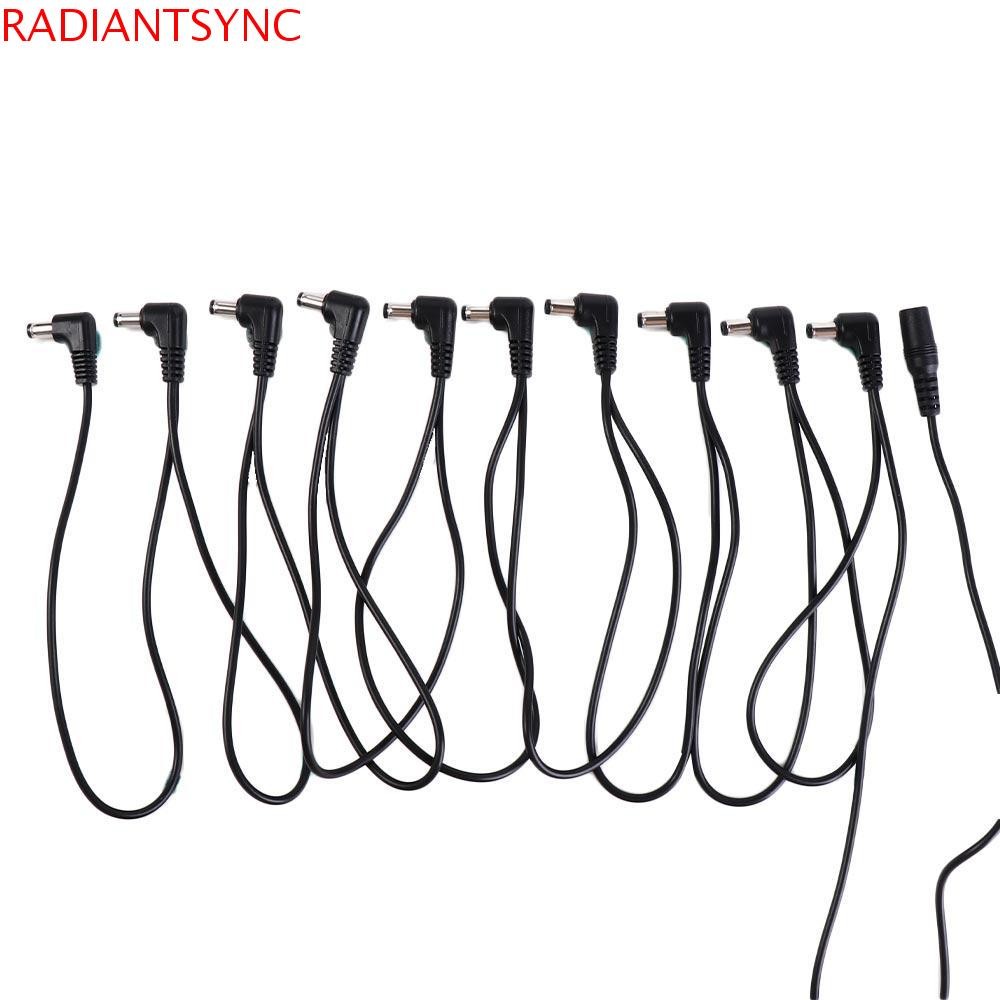 Radiantsync กีตาร์เหยียบสายไฟ, สายไฟ 1 ถึง 8 Daisy Chain Cable, กีตาร์อุปกรณ์เสริม 9V DC PVC ...