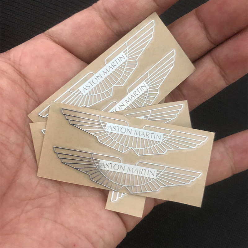 Aston Martin silver stickers, DBX, DB11, Vantage, DBS, car interior ...