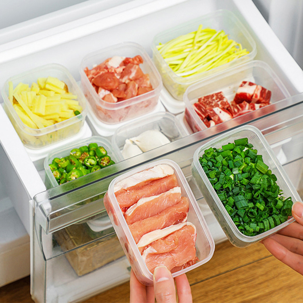 กล่องเก็บอาหารตู้เย็น - ภาชนะเก็บสดเนื้อแช่แข็ง - Grain Callion Crisper ...