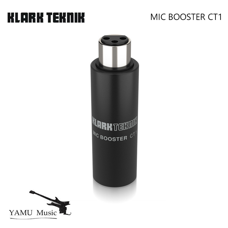 Klarkteknik MIC Booster CT1 Compact Dynamic Microphone Booster พร้อมปรี ...