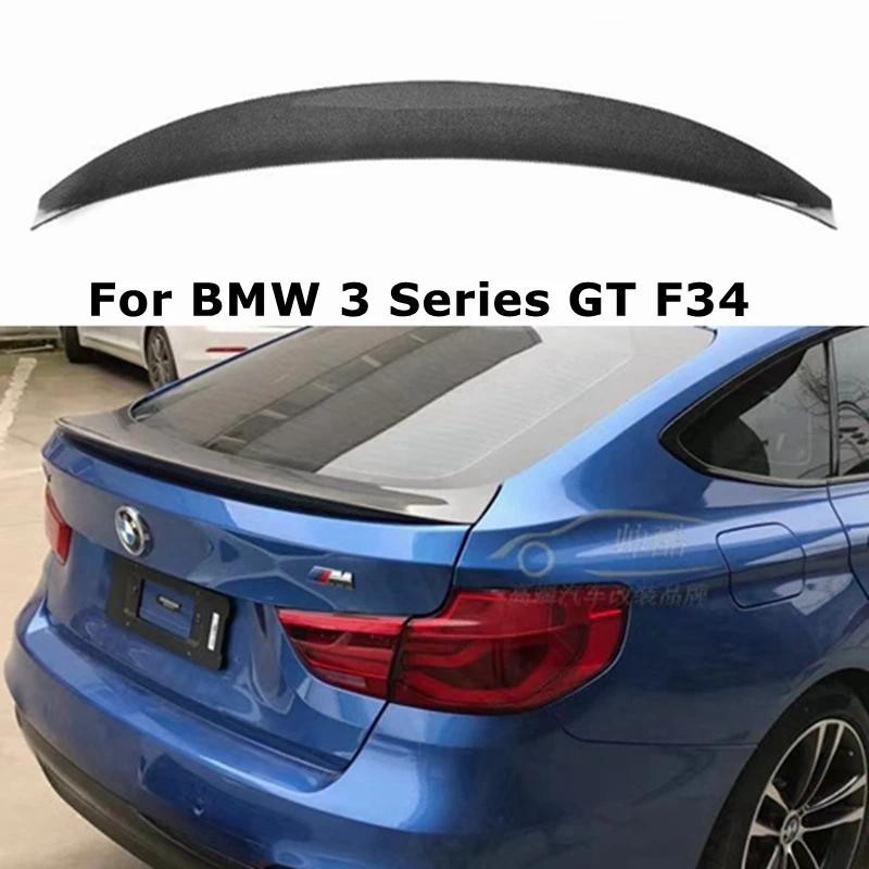 คาร์บอนไฟเบอร์ / FRP รถด้านหลัง Boot Wing สปอยเลอร์ Wing Lip สําหรับ ...