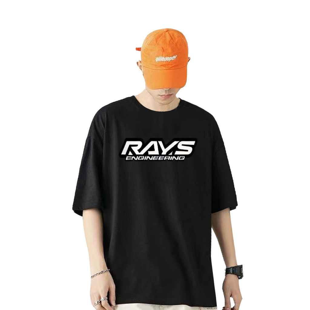 เสื้อแฟชั่น RAYS ผ้าฝ้ายแท้รถแข่งดัดแปลงทีมเสื้อยืด TE37 CE28N RE30 ...